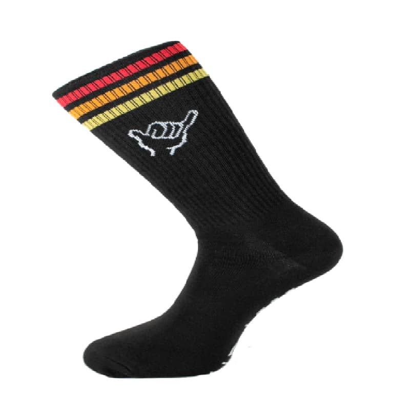 SHAKA SOCKS STRIPES BLACK | Bikecity